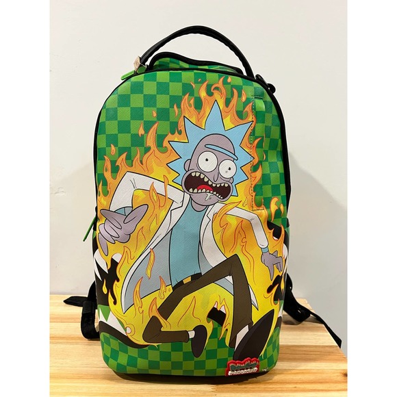 Sprayground | Bags | Sprayground Rick And Morty Fire Rick Green ...